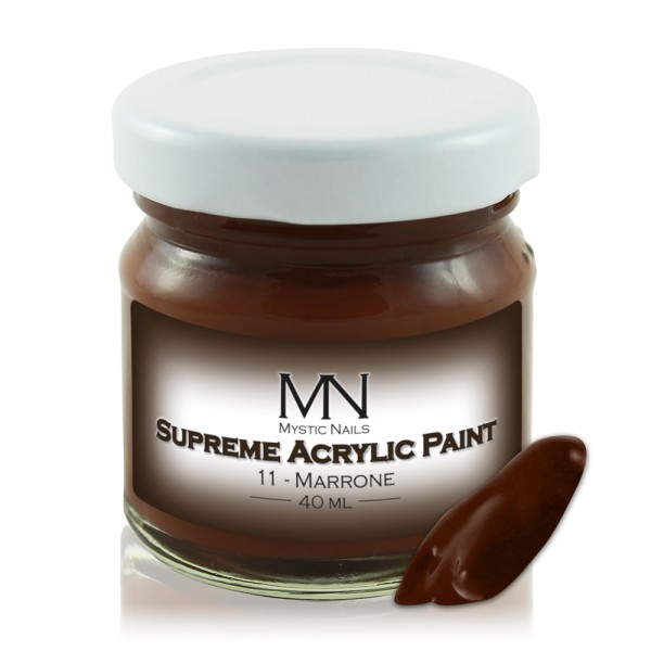 Supreme Acrylic Paint - 11 Marrone - 40ml - Supreme Acrylic Paints ...